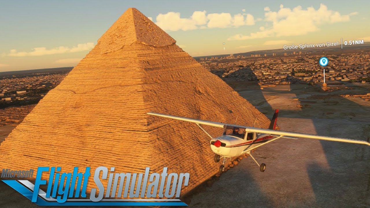 Große Sphinx von Gizeh | Microsoft Flight Simulator - YouTube