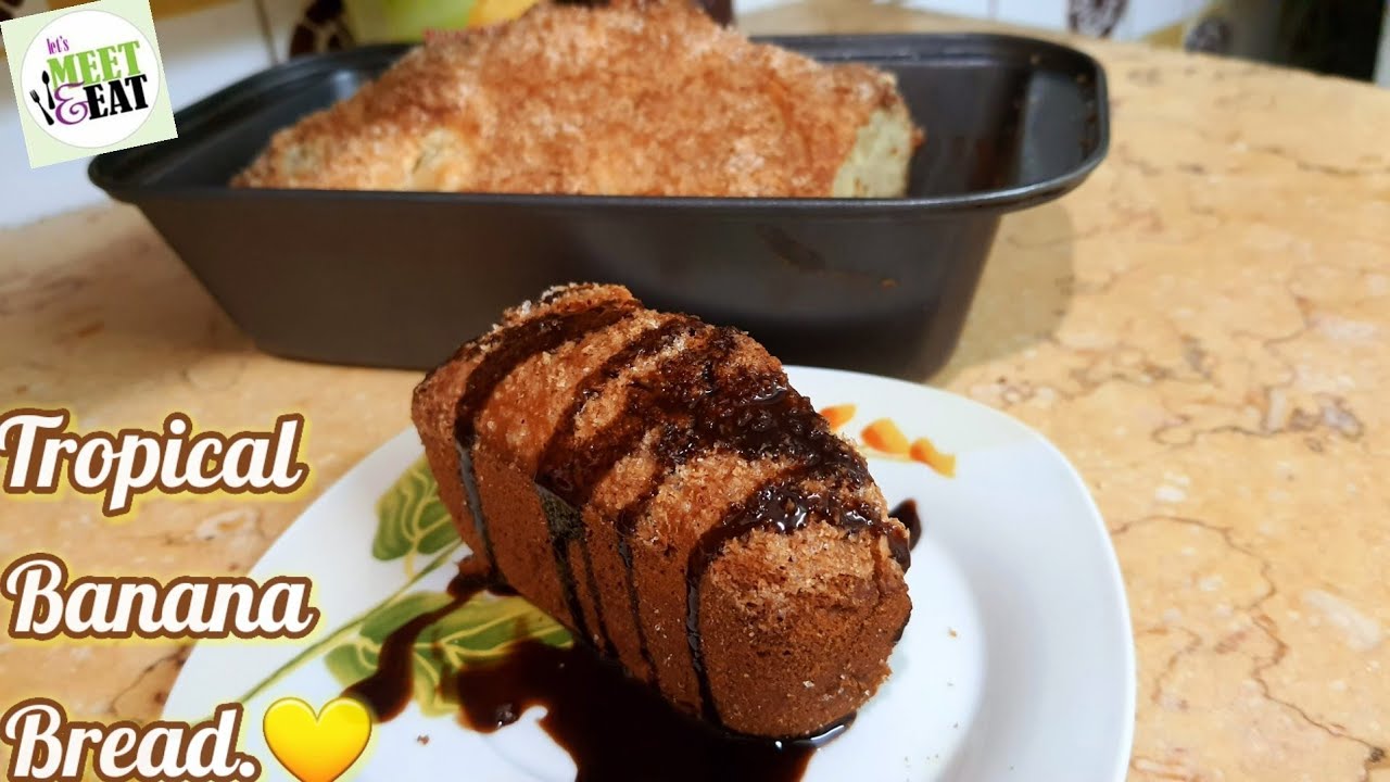 Tropical Banana Bread|| Teatime bread|| Quick bread at home.🍌🍞 - YouTube