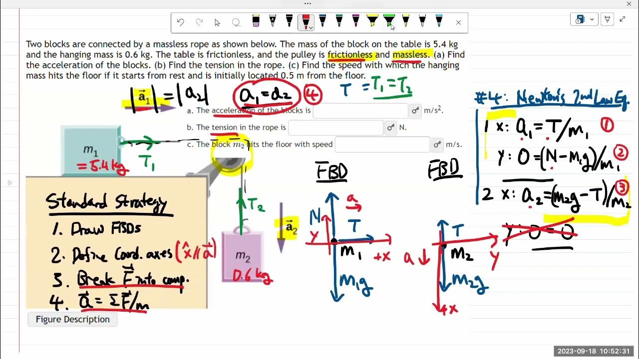Physics 4A - OpenStax University Physics Vol 1, Chapter 6, Problem 43 with SageMath, ver 2 - YouTube