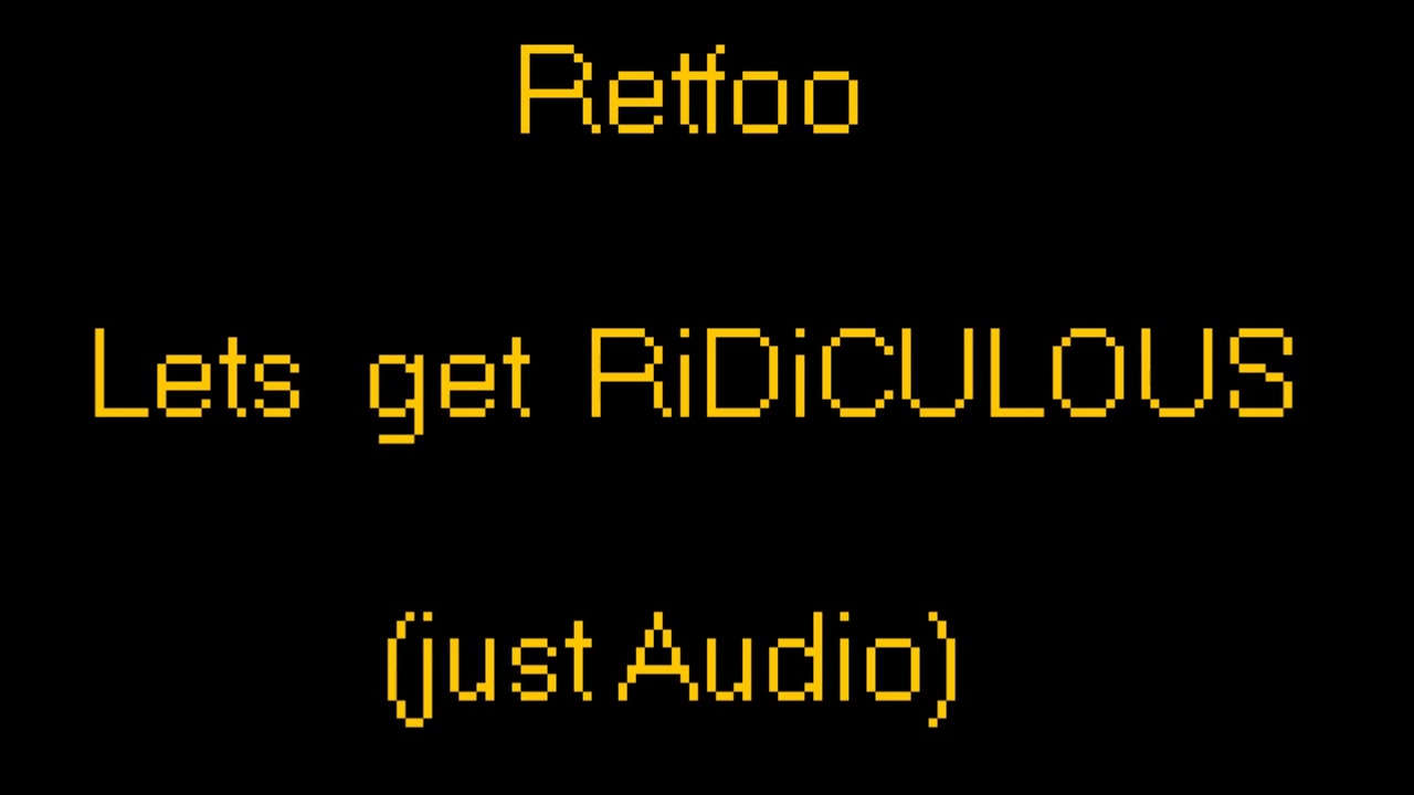Redfoo - Let's get ridiculous! (just audio) - YouTube