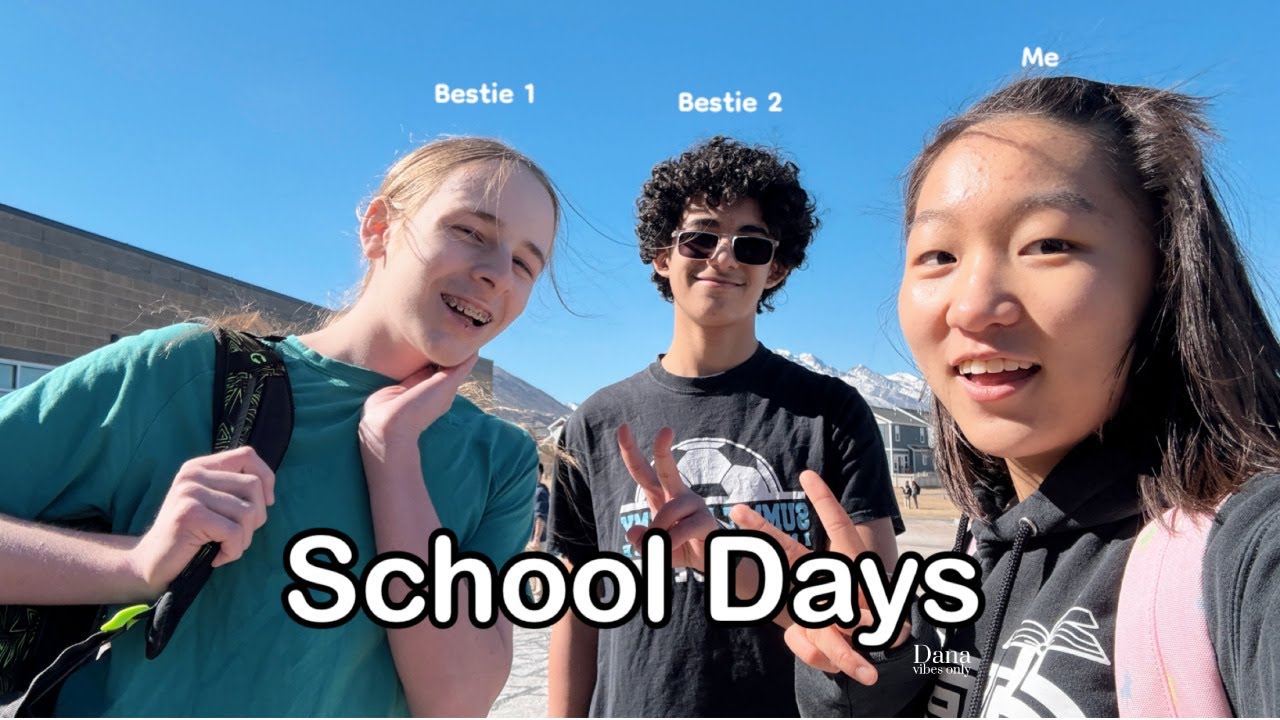 MIDDLE SCHOOL DAYS⭐grwm, best friends, school lunch | 미국 중학생 학교 생활 ...