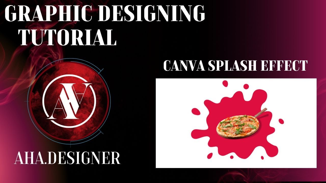Splash Animation Tutorial in Canva with(AHA.DESIGNER12) #canva #aha # ...