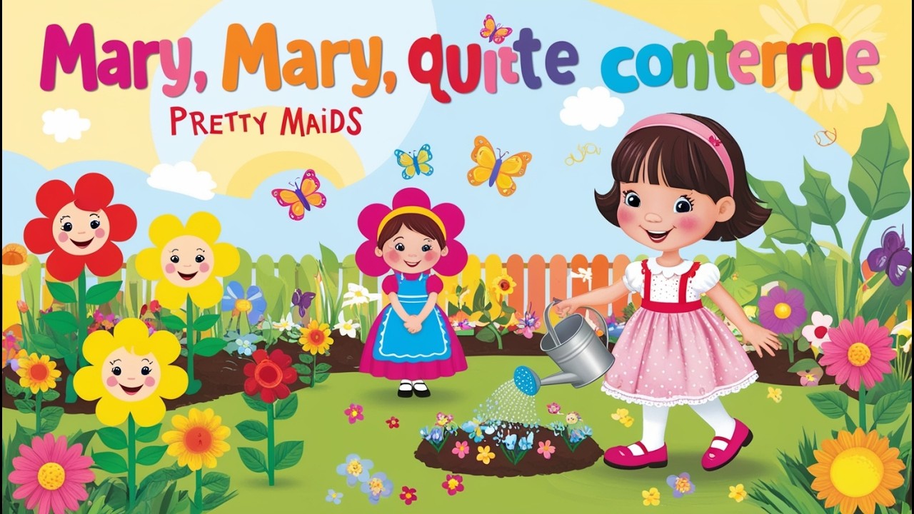 Mary, Mary, Quite Contrary ।। Mary, Mary, Quite Contrary Nursery Rhyme ...