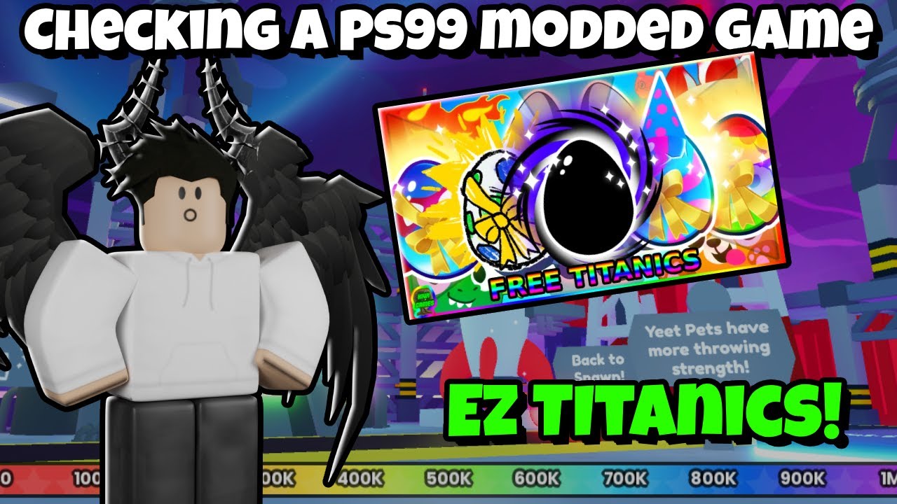 Checking out a Pet Simulator 99 Modded Game in Roblox! - YouTube