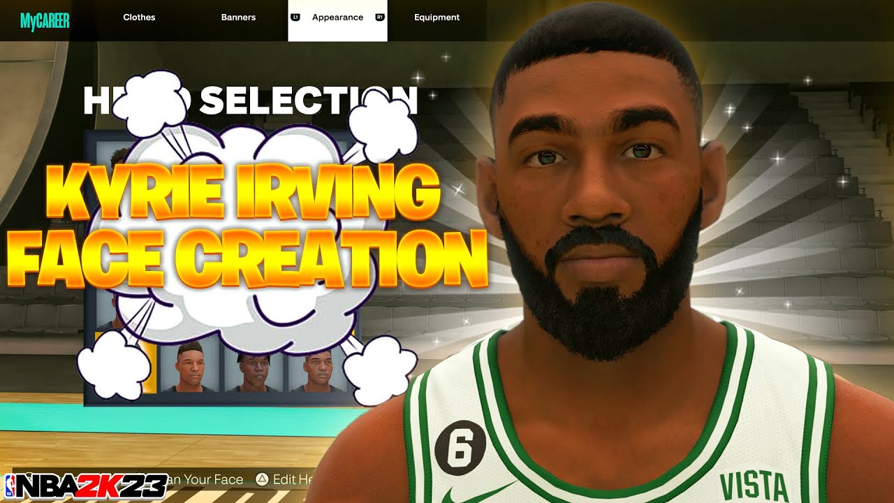 HOW TO CREATION KYRIE IRVING’S FACE CREATION IN NBA 2K23 (NEXT-GEN ...