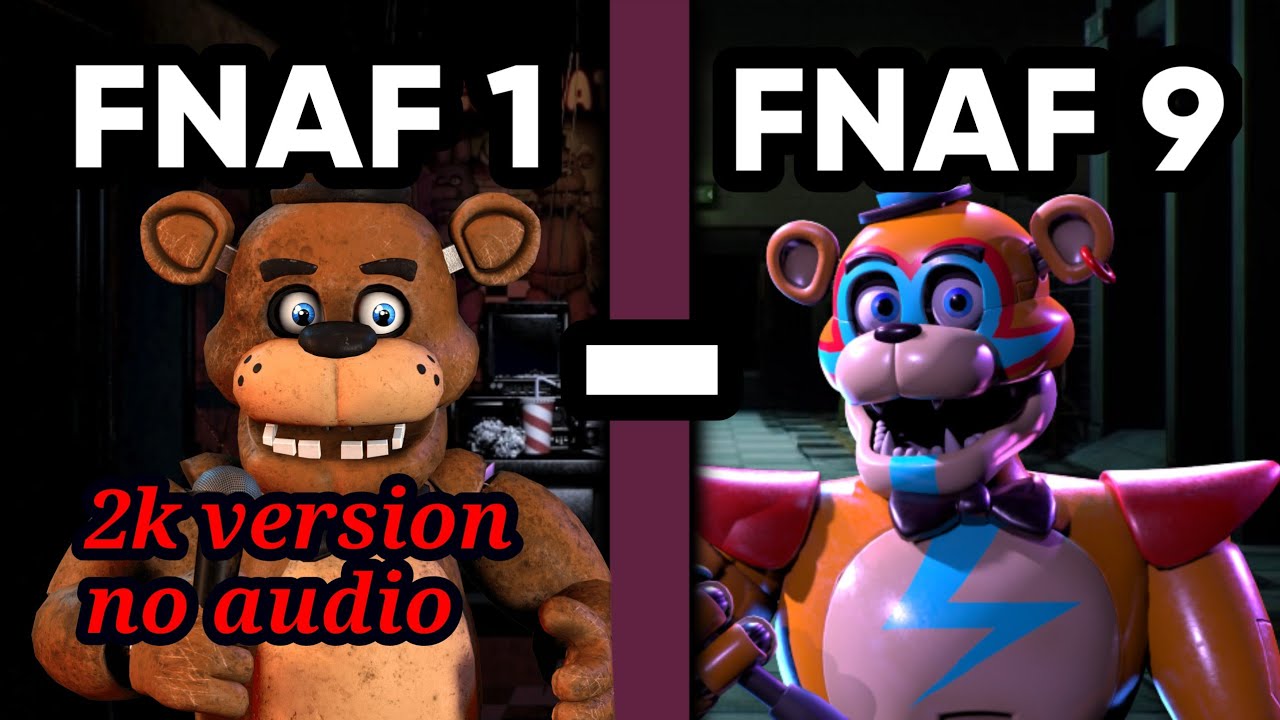 FNAF ALL CHARACTERS | (Fnaf 1 - Help Wanted 2) - YouTube