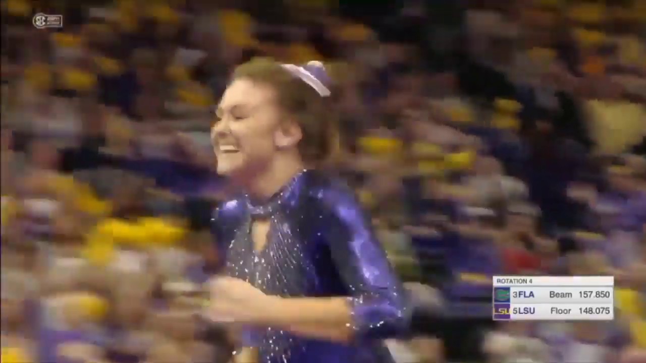 Ruby Harrold Floor LSU Vs Florida 2019 9.875 - YouTube