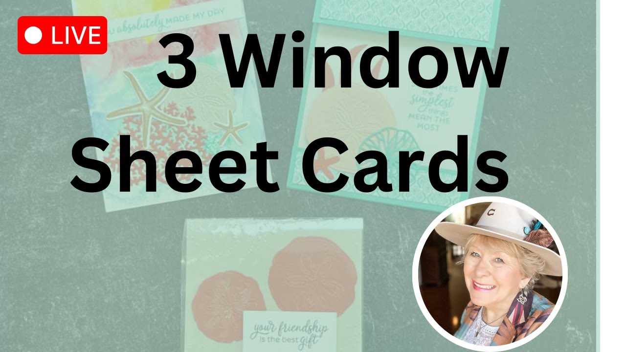 3 Window Sheet Cards You Can Make That Are Unique And Fun - YouTube
