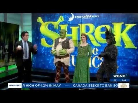 Shrek and his fairy tale friends sing and dance at the Beau Rivage