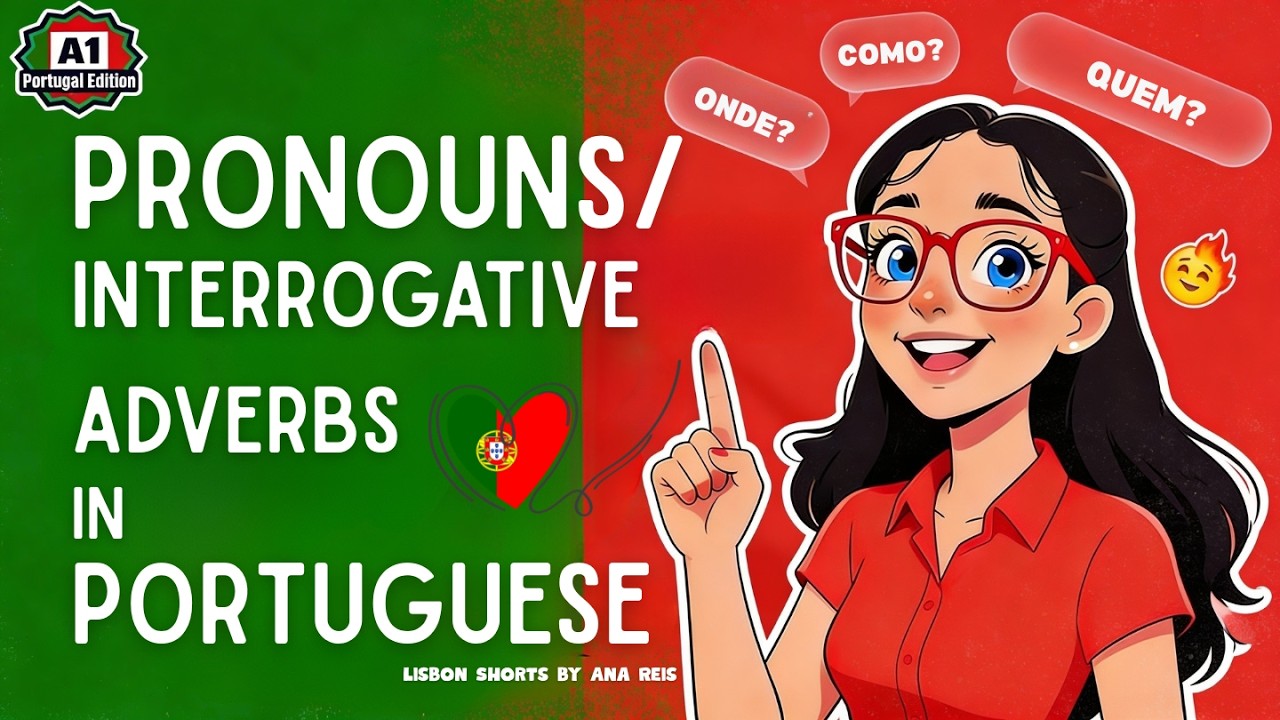 Pronouns/Interrogative adverbs in Portuguese #learnportuguese #pronouns ...