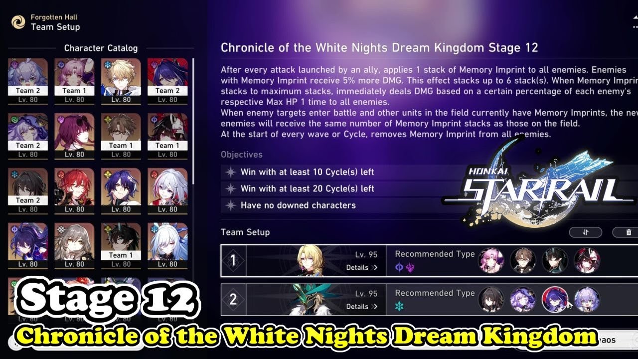 Chronicle of the White Nights Dream Kingdom Stage 12 All Rewards ...