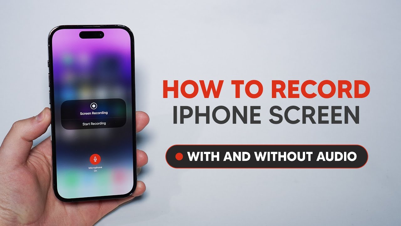 How To Record iPhone Screen With or Without Audio (Works on ANY App ...