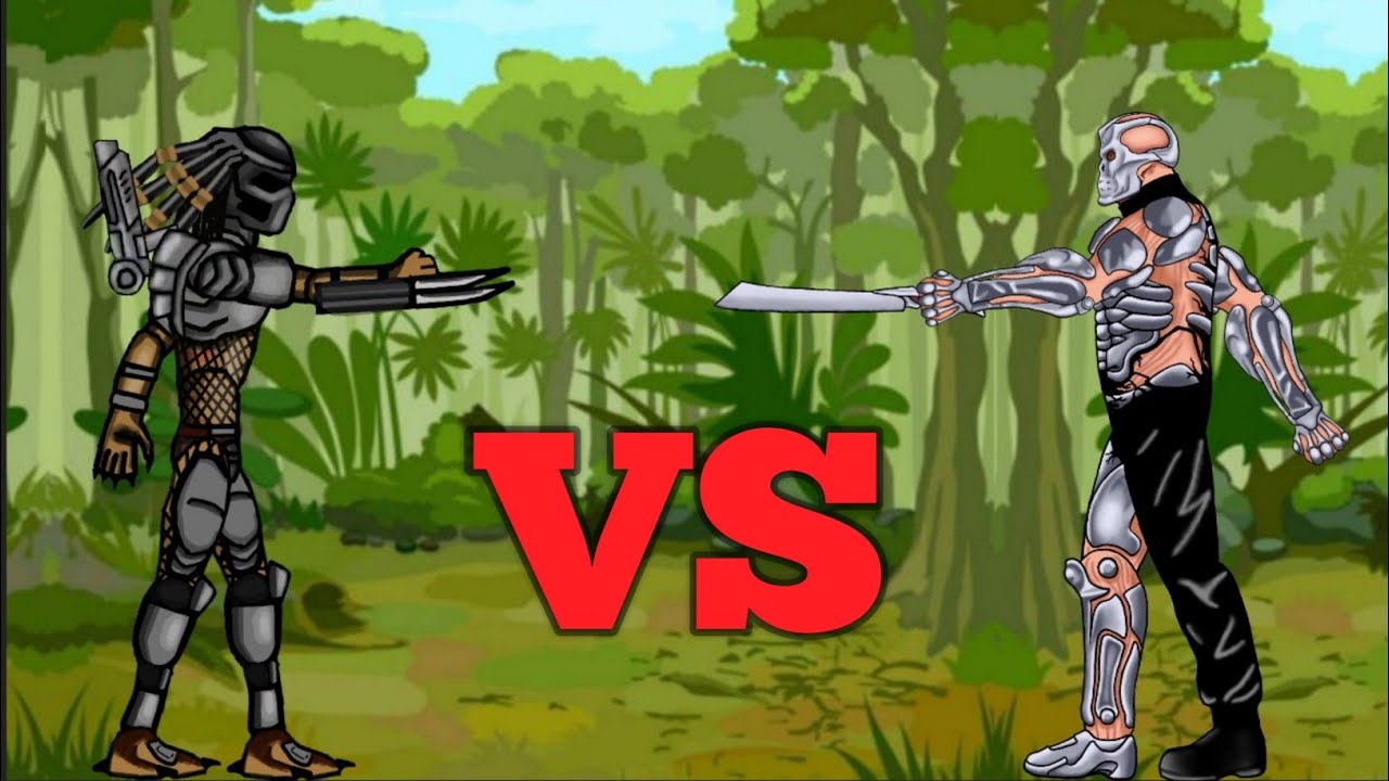 Uber jason Vs Predator- Drawing cartoons 2 - YouTube