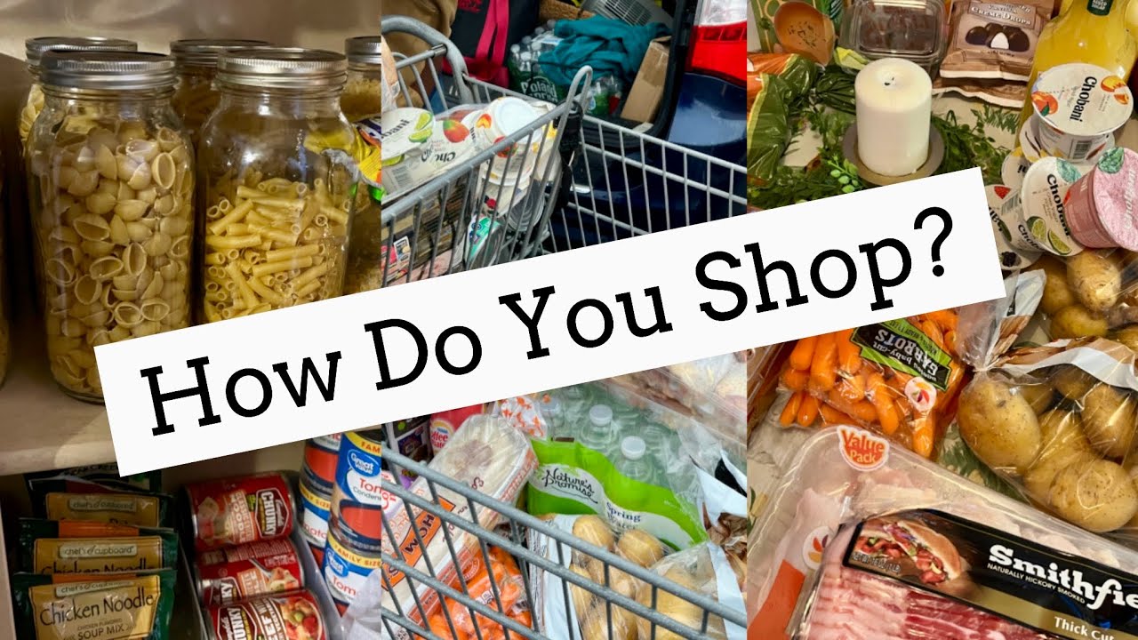 Should You Shop First Or Menu Plan First? / How Do You Shop? / Is There ...