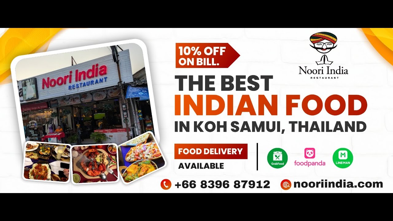 Taste the best Indian Food in Koh Samui, Thailand | Noori India # ...