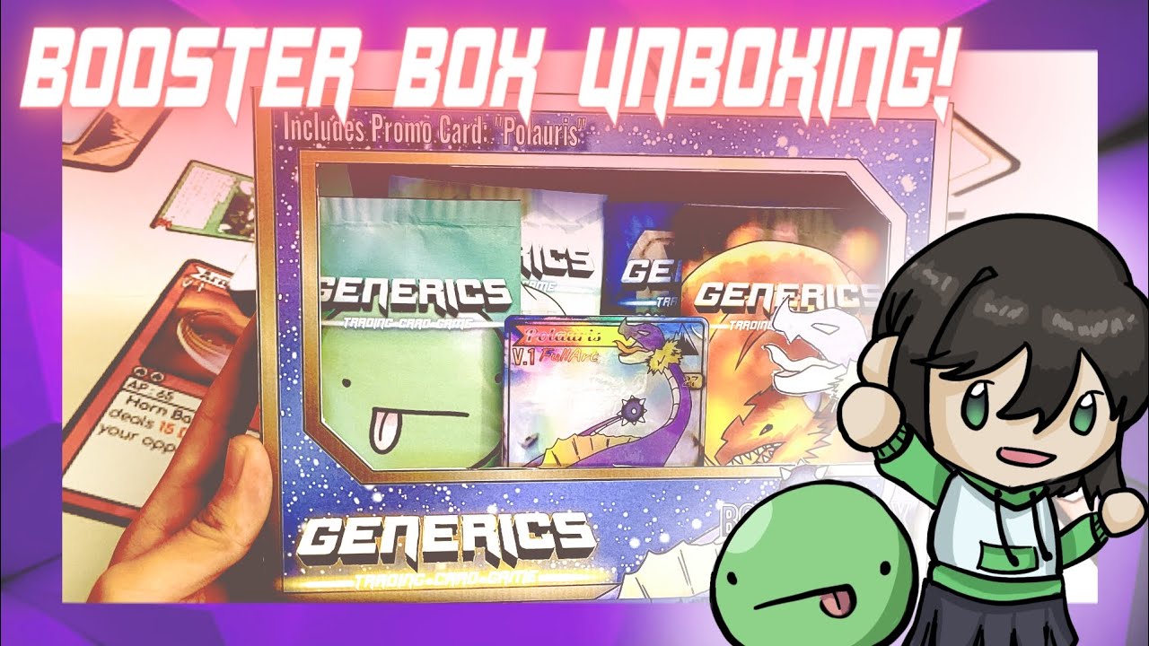 Generics Series 1 Booster Box Unboxing! | Homemade TCG - YouTube