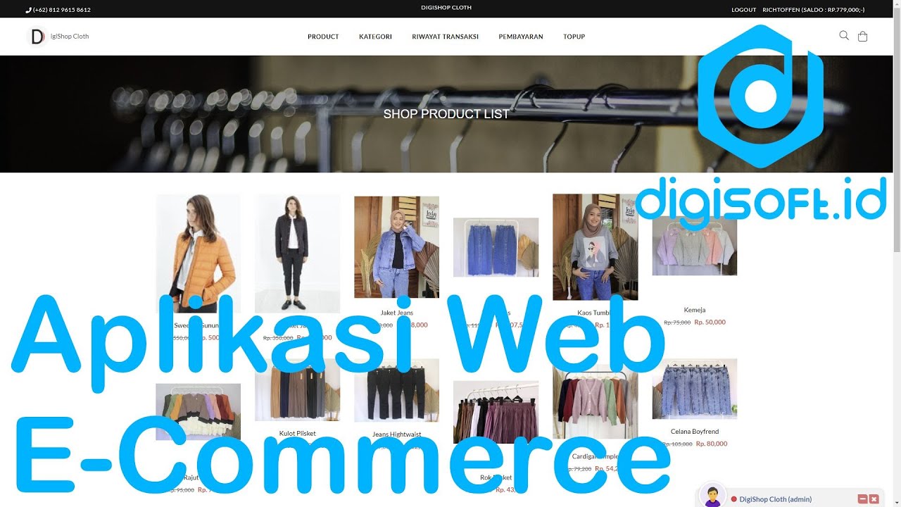 Aplikasi Web E-Commerce dengan Midtrans - YouTube
