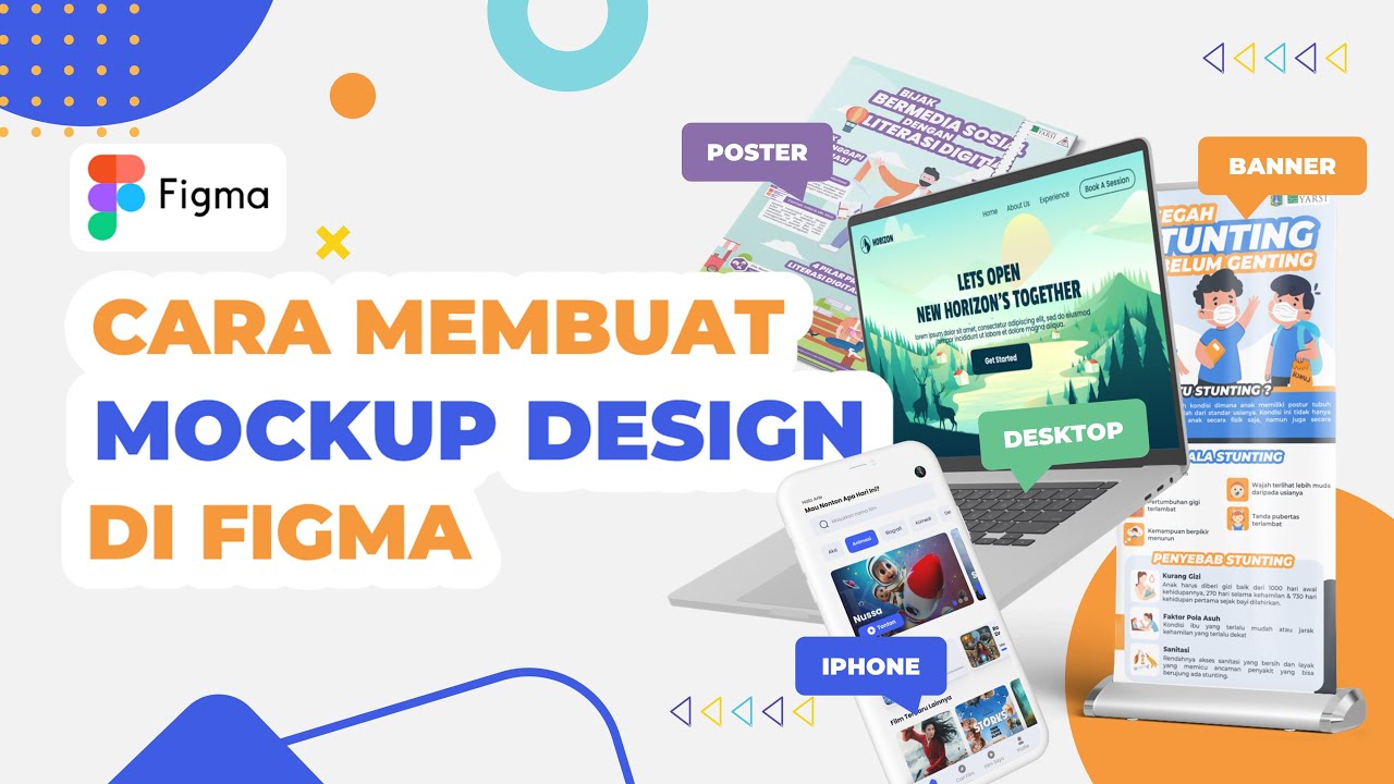 Membuat Mockup Design dengan Mudah dan Gratis (Iphone, Desktop, Poster ...