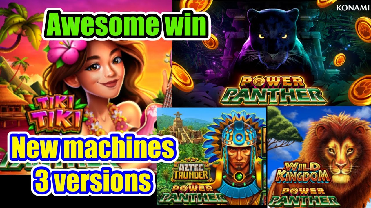 First time playing fantastic win. New machine power panther! Watch ...