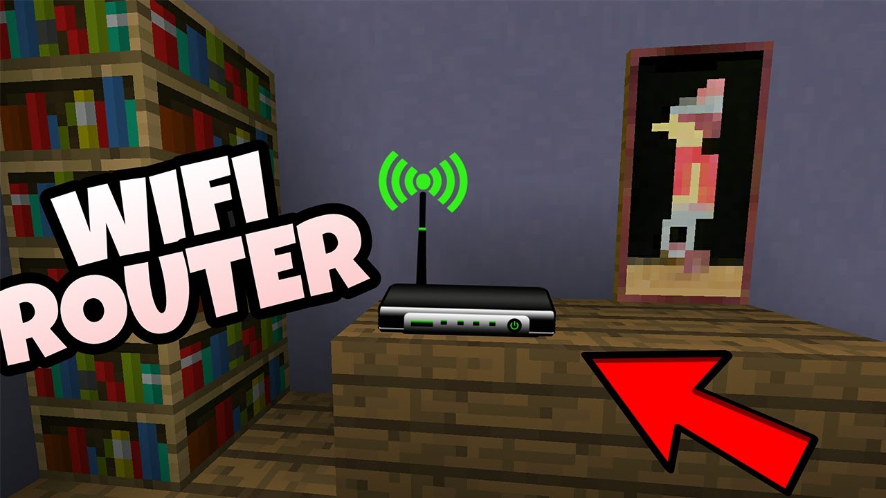 How to make a Wifi Router in Minecraft PE | NO MODS - YouTube
