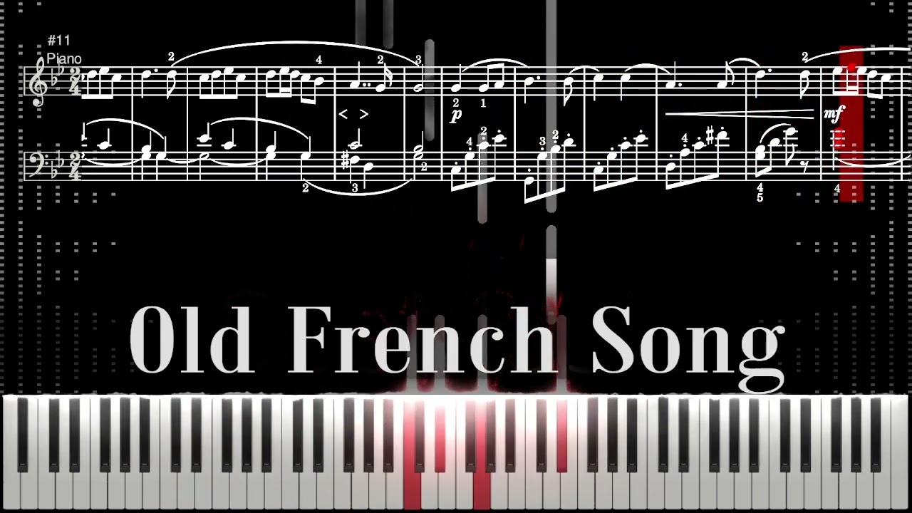 "Old French Song" Piano Tutorial | Sheet Music | Tchaikovsky Op. 39 No ...