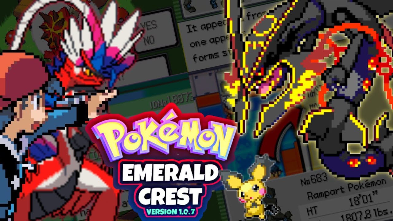 ( Latest Update ) Pokemon Emerald Crest New Version With New High ...