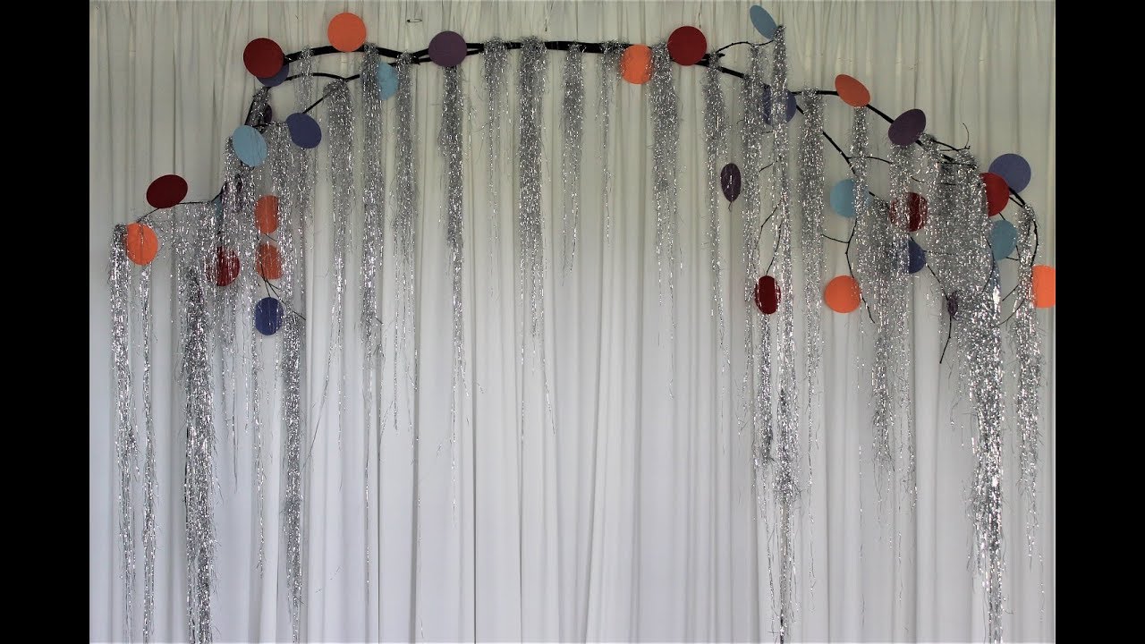 New Year's Backdrop DIY | How To - YouTube