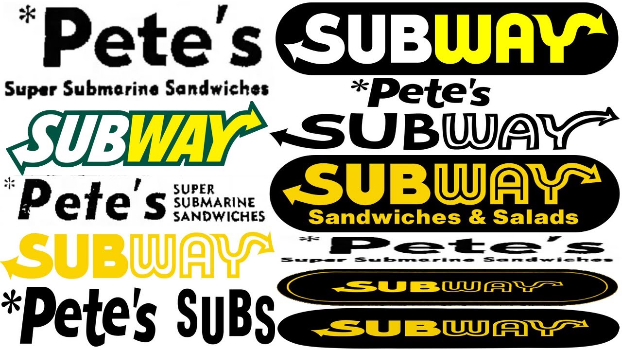 Evolution of Subway Logo - YouTube