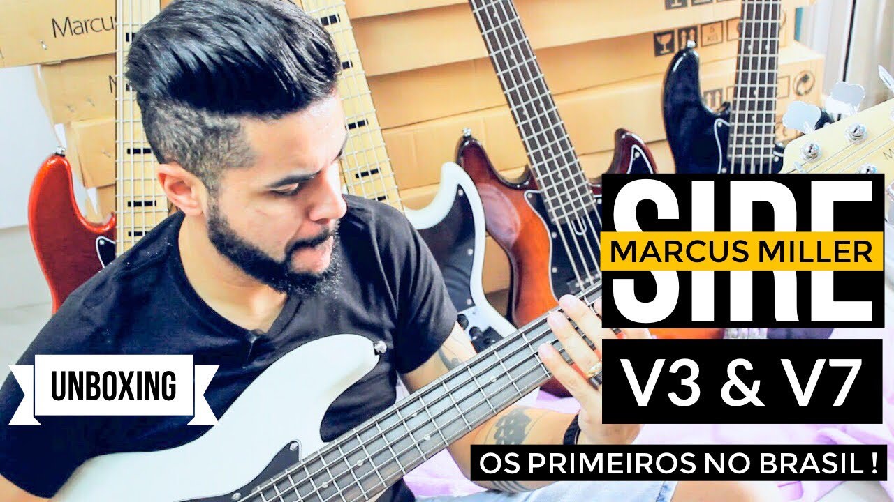 SIRE MARCUS MILLER V3 - CHEGOU NO BRASIL (Unboxing) │ViniBass® HD - YouTube