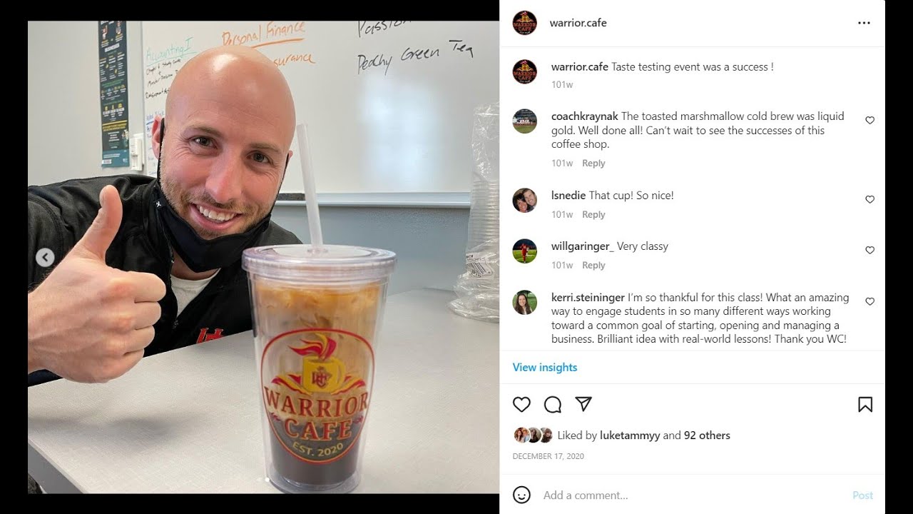 FACTS Teacher Innovation Award - Warrior Cafe - YouTube