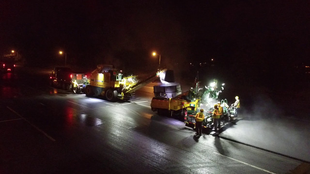 Earle Paving PNC Bank Arts Center Parking Lot - YouTube