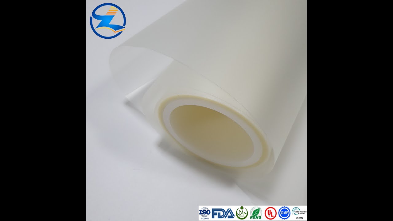 Rigid Clear Glossy BOPET Roll Packing Films with Peeling Cover - YouTube
