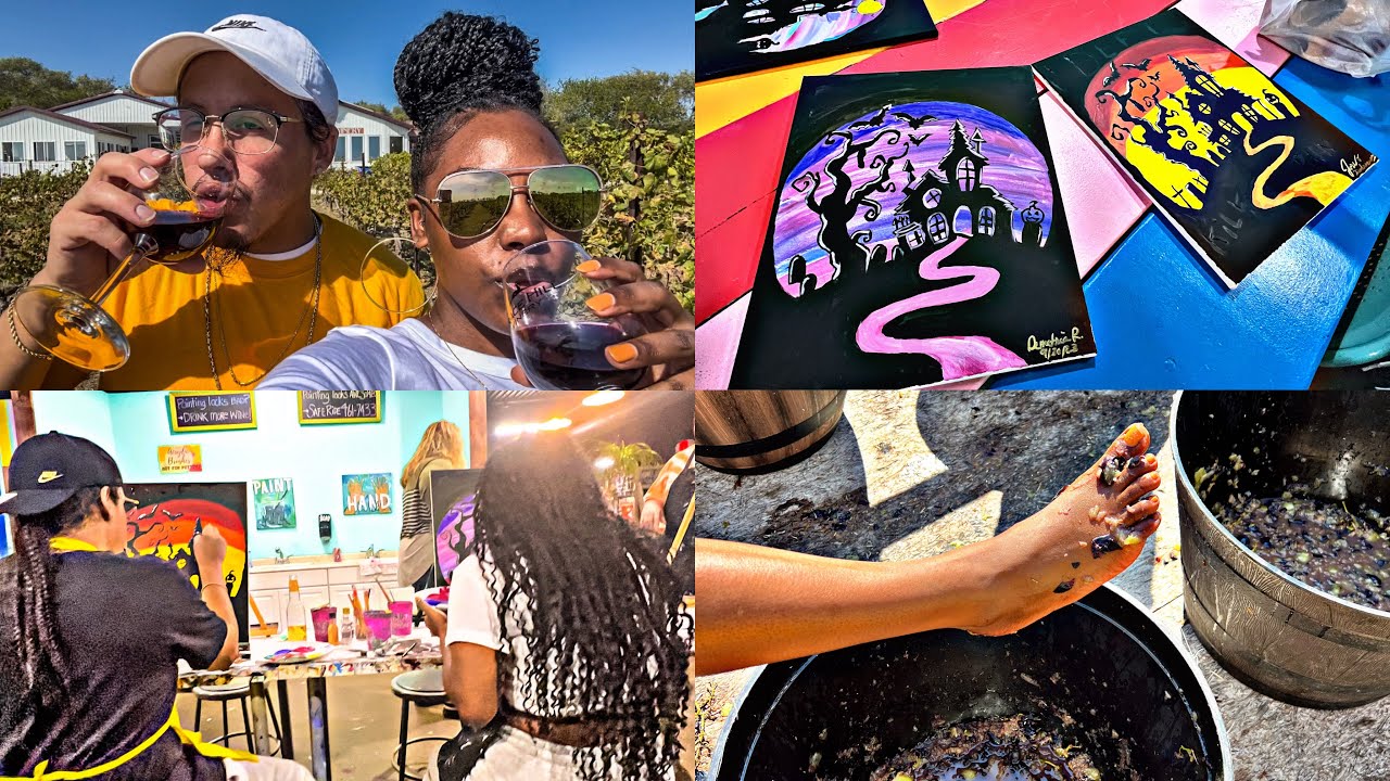 Cheers to the weekend | Grape stomp, tour of the wine vineyard, sip and ...