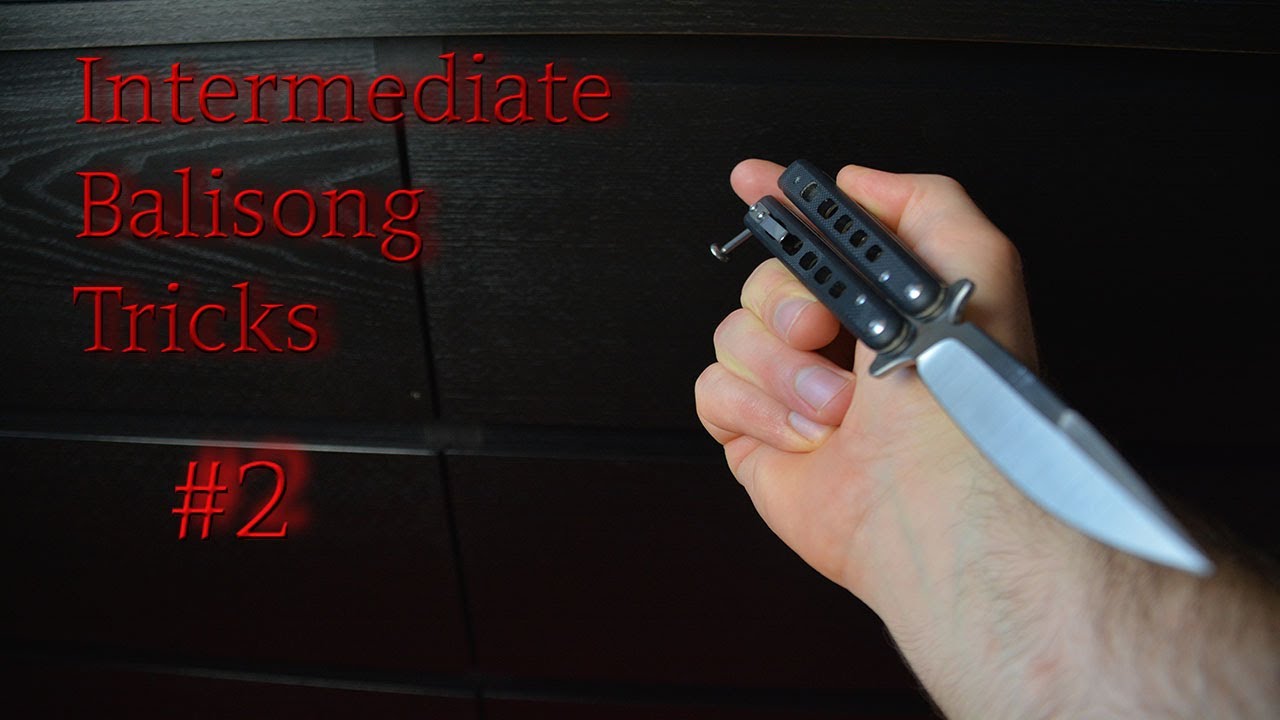 5 Intermediate Balisong Trick/SLOW MOTION/Butterfly Knife - YouTube