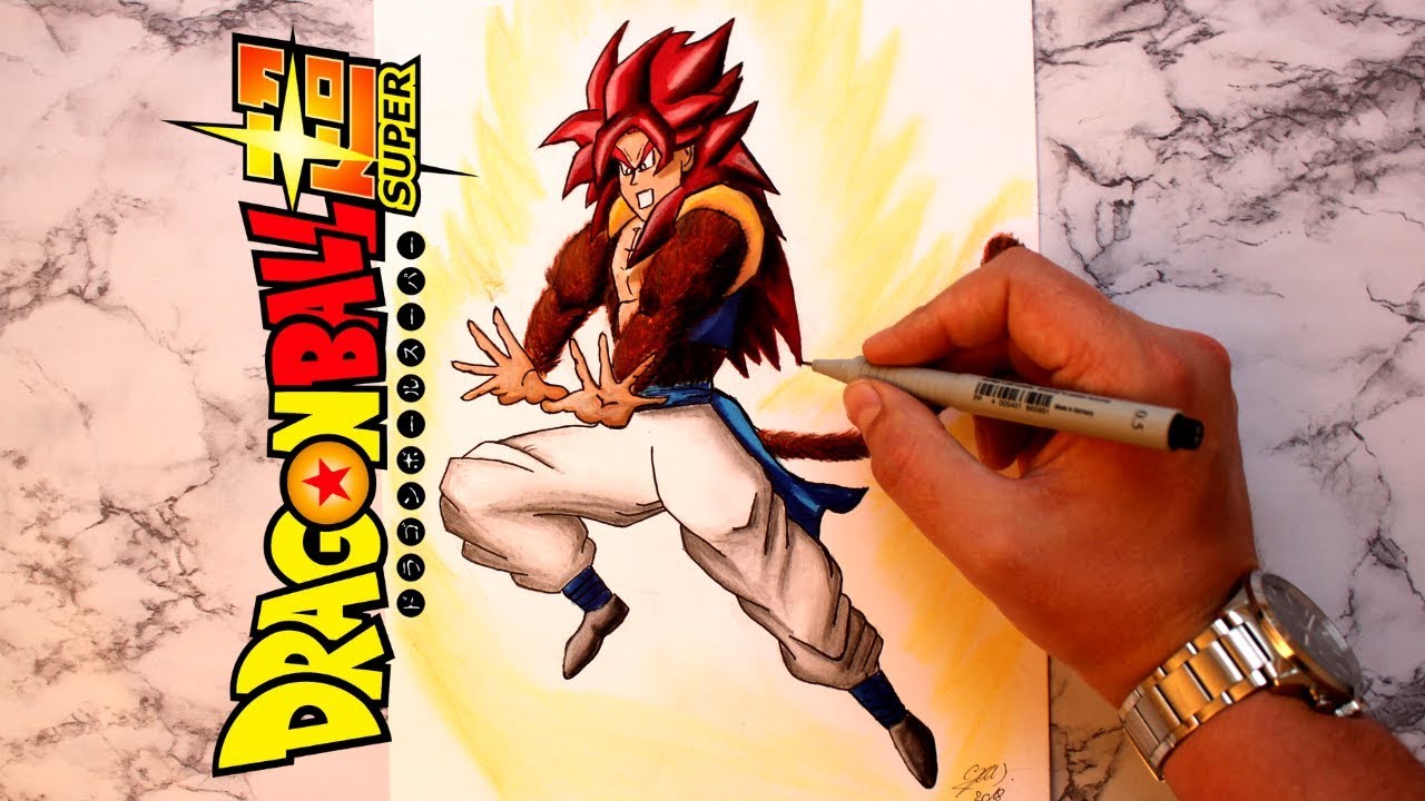 Cogéta ssj4 - Fanart DRAGON BALL GT - YouTube