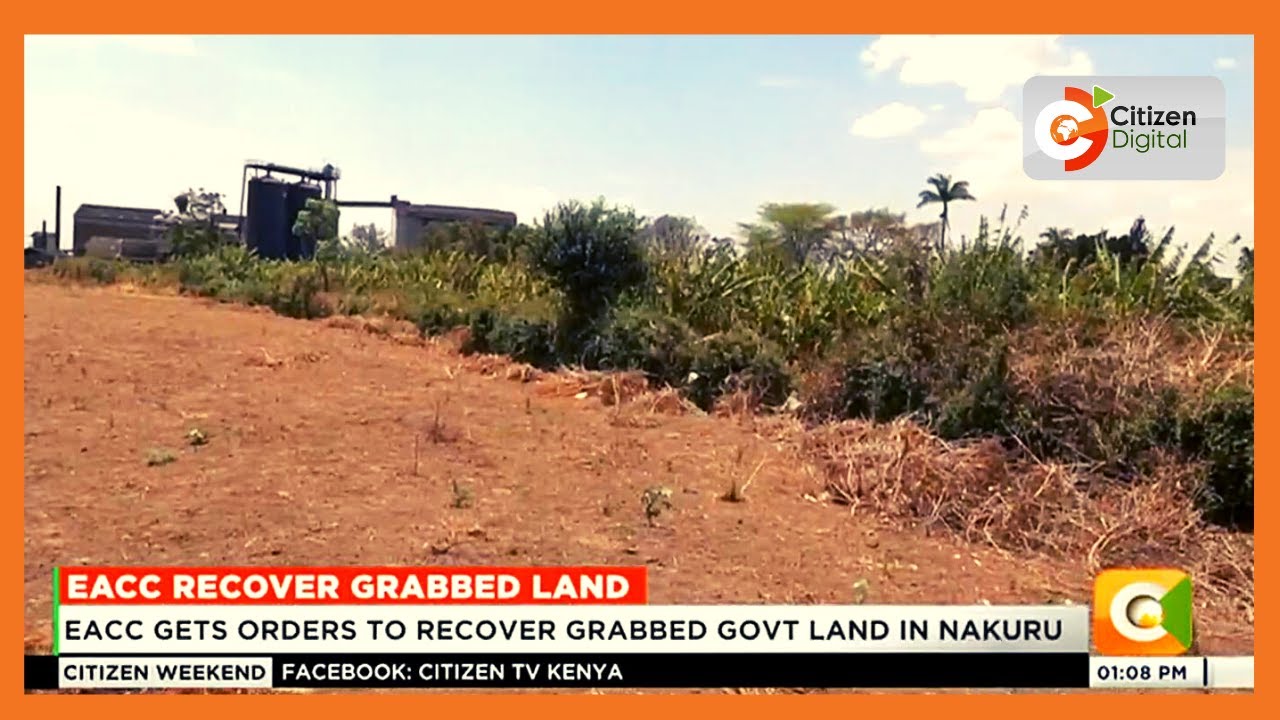 EACC recovers grabbed land belonging to Pyrethrum board of Kenya - YouTube