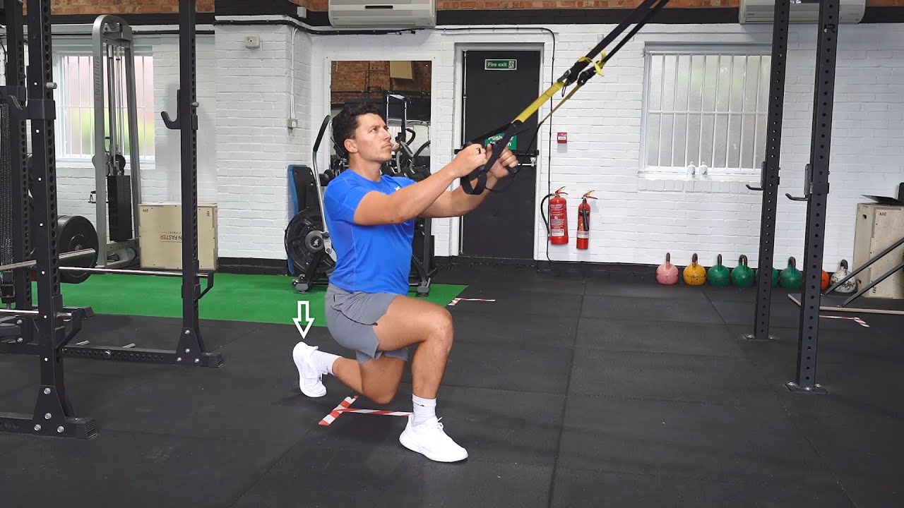 Drop Split Squat | TRX | Strength and Conditioning Exercises - YouTube