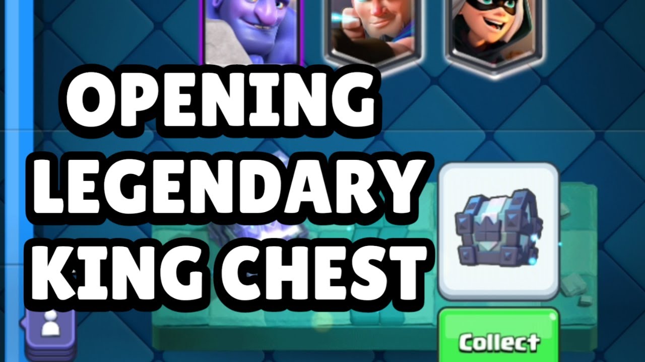 4150 Trophies Legendary Kings Chest Opening In Clash Royale - YouTube