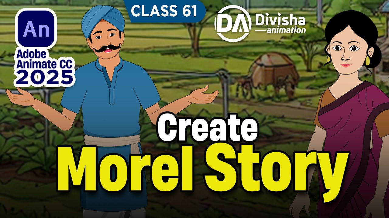 Adobe Animate CC Full Course | Create 2D Moral Story Animation Step by ...