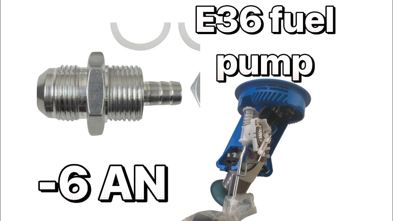 E36 fuel pump assembly modification -6 AN FITTING BULKHEAD - YouTube
