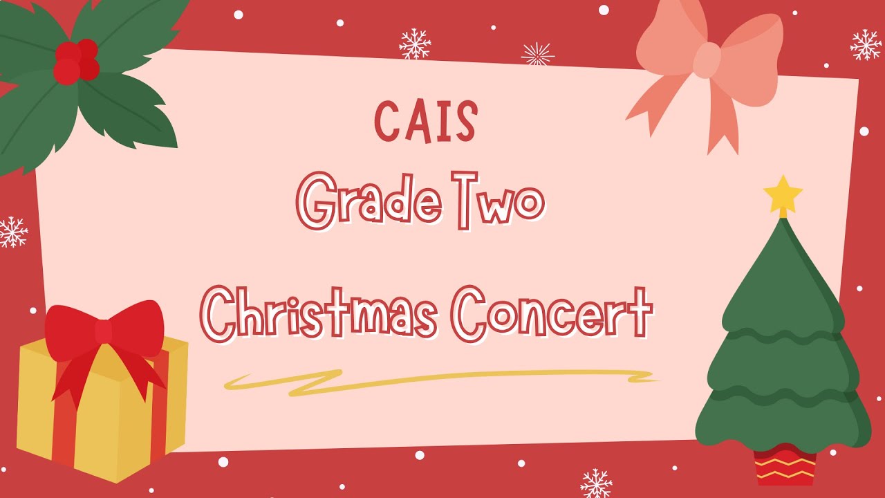 Grade 2 Christmas Concert 2025 - YouTube