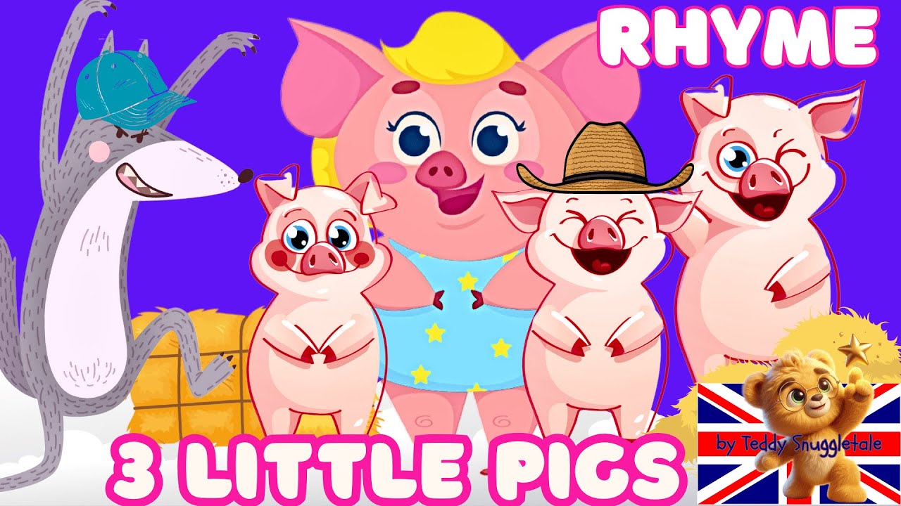 🐷 The Story of The Three Little Pigs – Reimagined by Teddy Snuggletale ...