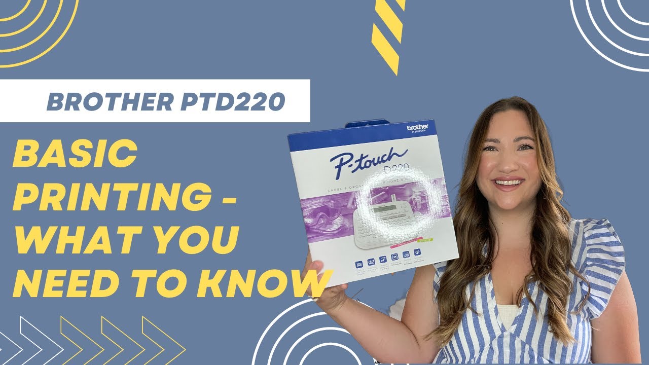 Brother PT-D220 Basic Printing, Print preview, multiple copies, manual ...