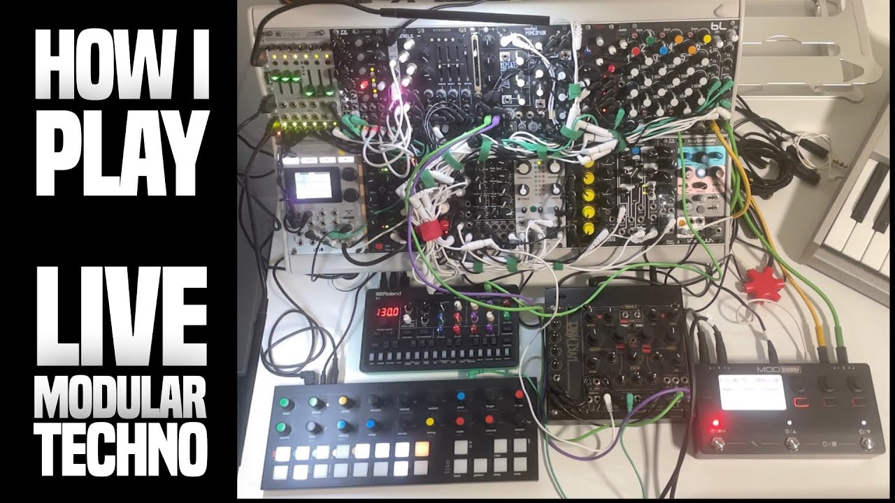How I Play Live Techno - Improvised Eurorack Modular Setup & Approach ...
