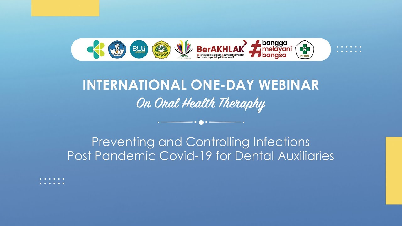 International One-Day Webinar on Oral Health Theraphy - YouTube