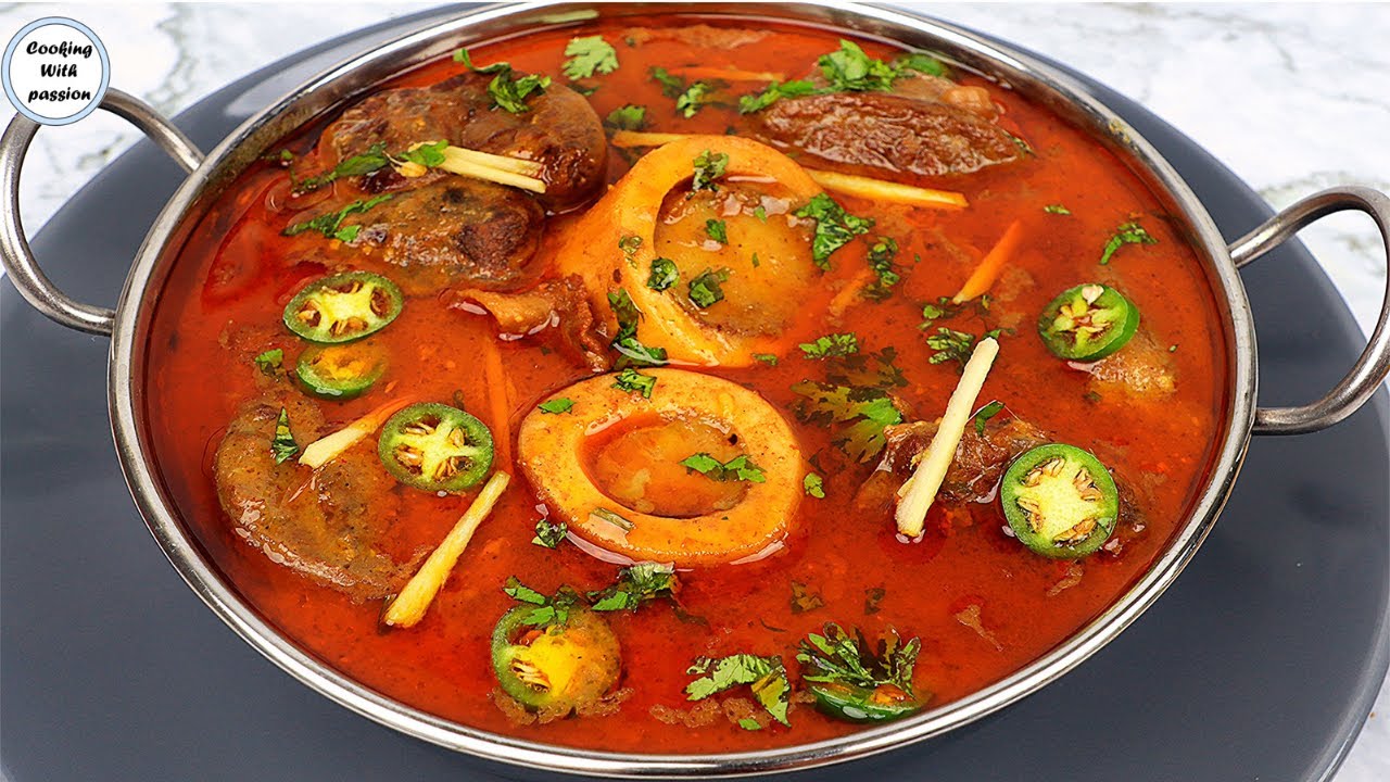 Nihari Recipe with Homemade Nihari Masala,1kg Beef Nalli Nihari Ki ...