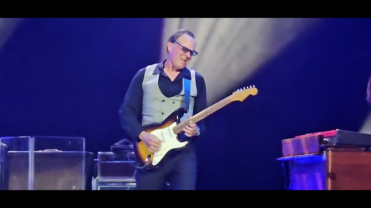 Joe Bonamassa smokes a cigar on stage, Rory Gallagher tribute. The ...