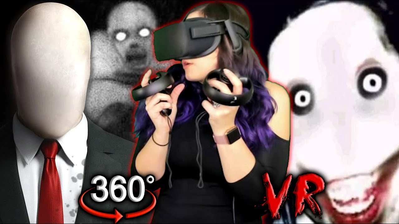 Slender Man in VR?! | Creepypasta 360 Reaction (Scariest So Far) - YouTube