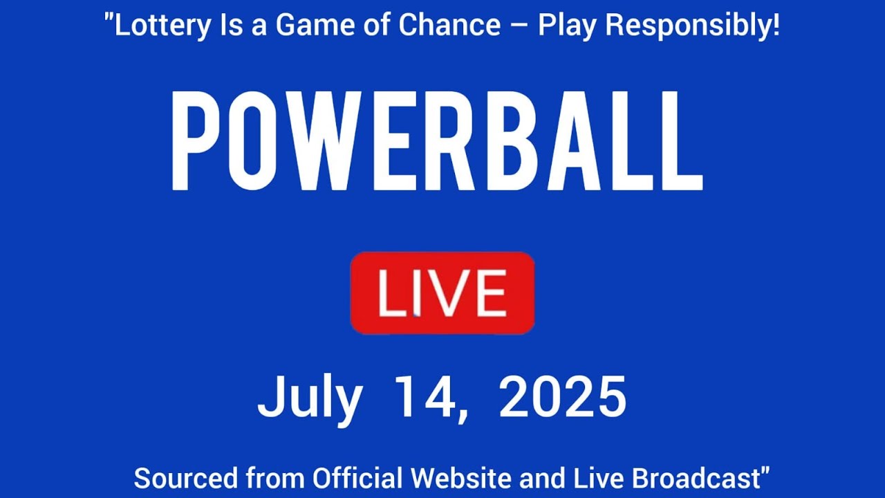 Powerball drawing live Results 14 July 2025 | powerball drawing live ...