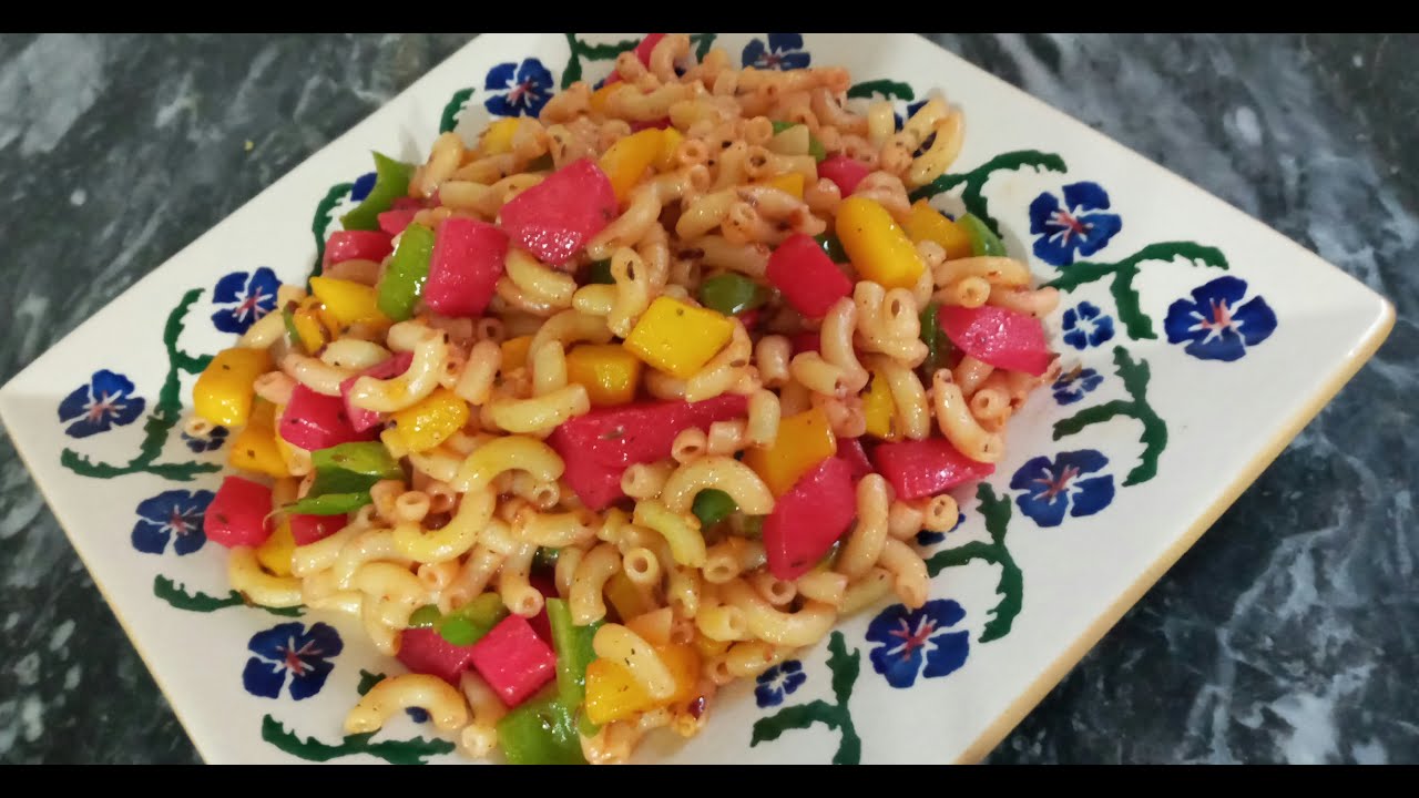 Colourful macroni for kids / everything with siblings - YouTube